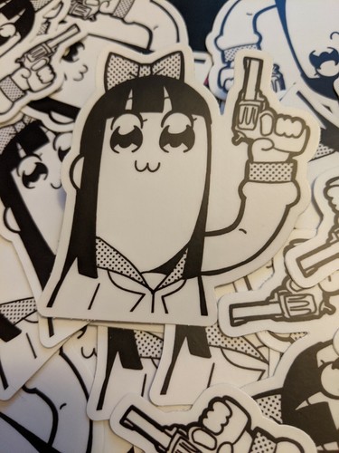 POP TEAM EPIC Popuko Sticker Vinyl Weatherproof 3 x 3 inches | eBay