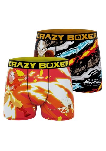 Men's Avatar The Last Airbender Avatar Elements 2 Pack Boxer Briefs ...