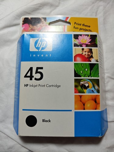 HP Black 45 Invent Inkjet Print Cartridge Sealed Box 88698603628 | eBay
