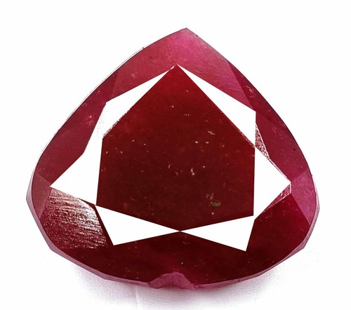 100% Natural Dark Red Ruby 160-180 Ct Heart Shape EGL Africa Loose ...