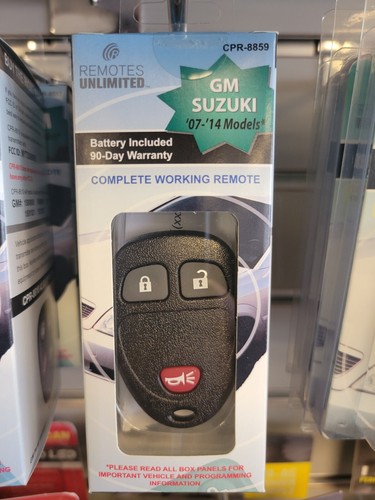 Remotes Unlimited CPR8859 Keyless Transmitter GM/Suzuki Remote 2007 ...