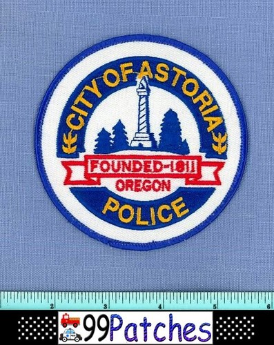 ASTORIA OREGON Police Shoulder Patch MILITARY HISTORICAL MONUMENT 1E | eBay