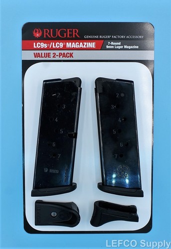 NEW Ruger LC9 LC9s EC9s Magazine w/Extension 7-Round RD 9mm Value 2 ...