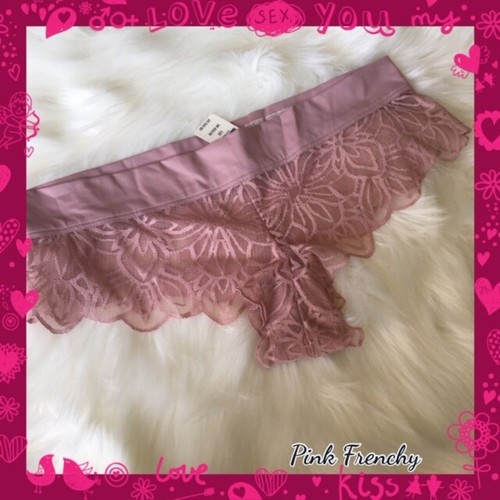 Victoria's Secret PINK Dodger pink Lace Satin Trim Cheeky Panty Sexy ...