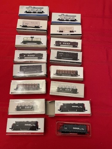Lot Of 15 Southern Pacific High Speed N Scale Trains See Pics ...