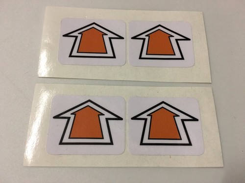 Bally Eight Ball Pinball Machine Spinner Target Decals - New Set of 2 ...