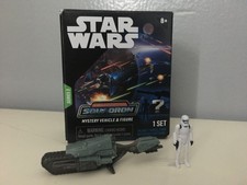Star Wars Micro Galaxy Squadron Treadspeeder with First Order Stormtrooper