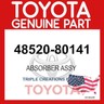 48520-80140 Toyota Absorber assy, shock, front lh 4852080140, New ...