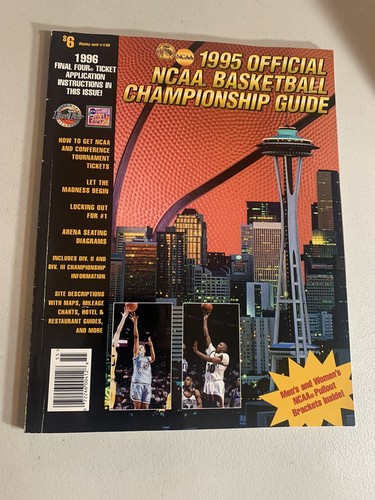 1995 Ncaa Final 4 Championship Guide Mens Basketball | eBay