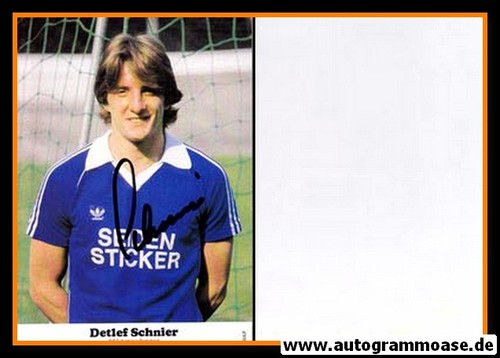 Autografo Calcio | DSC Arminia Bielefeld | 1979 | DETLEF SCHNIER | eBay