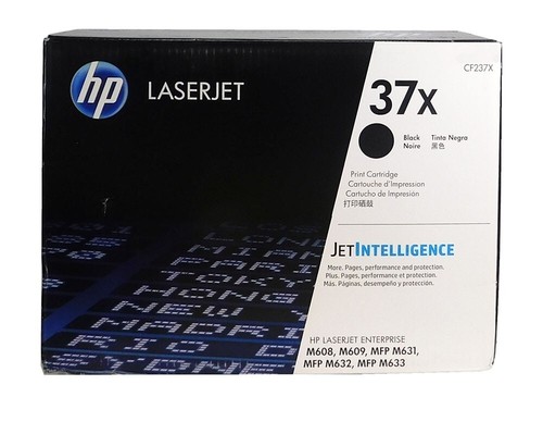 HP 37X Black High Yield Toner Cartridge CF237X | eBay