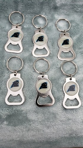 Carolina Panthers key chain with bottle opener lot of 6 | eBay