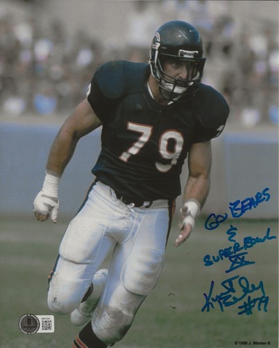 Kurt Becker signed Chicago Bears 8x10 photo autographed W/ Inscrip. #1 ...