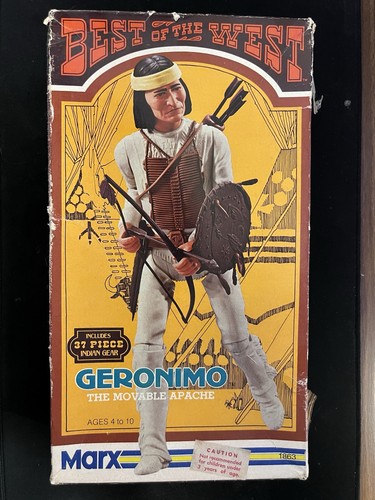 1967 Marx Geronimo Johnny West Figure w/ Original Box And TONS of ...