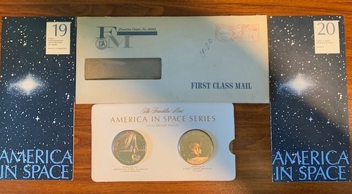 The Franklin Mint America in Space Solid Bronze Proof Ranger VII/Apollo ...