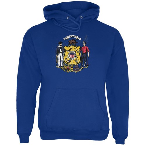 Born and Raised Wisconsin State Flag Mens Hoodie | eBay