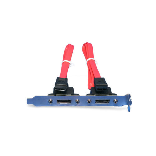 1ft SATA ES2P Serial ATA Internal to External Bracket - Red | eBay