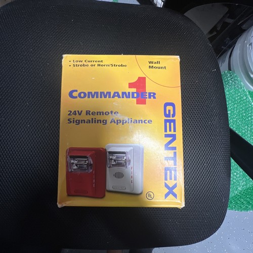 Gentex Commander 1 St24-75wr Red Wall Mount Fire Alarm 75cd Strobe ...