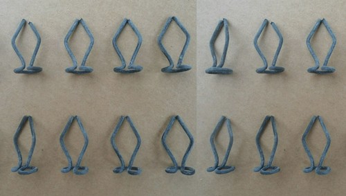 10 NOS TRIM PANEL RETAINER FASTENERS! FOR OLD CLASSIC CAR/TRUCK/WAGON ...