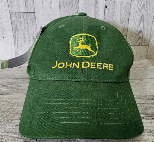 John Deere Baseball Cap Hat Adhesive Strip/One Size -RN# 114640 Green ...