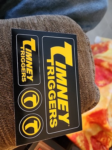 Timney Triggers Sticker Decal Set Size Of A Postcard. | eBay