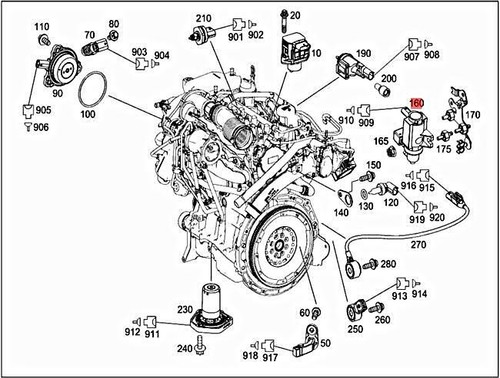 Genuine Mercedes-Benz Pressure Transducer 0001531800 / 000-153-18-00 OE ...
