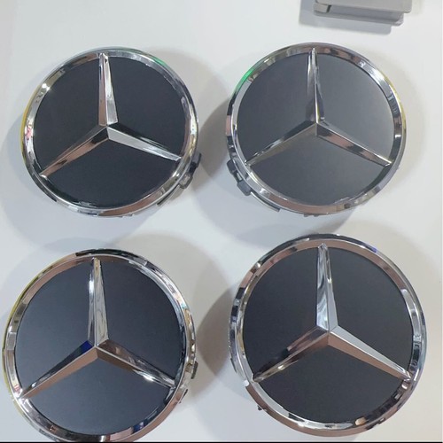 Mercedes-Benz Wheel Center Cap 75mm 4pcs Mercedes-Benz Wheel Cap # ...