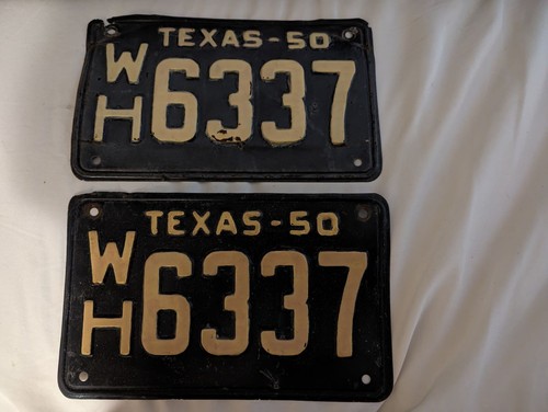 Vintage TX license plates | eBay