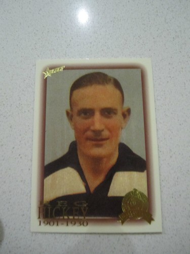 GEELONG CATS - REG HICKEY 1996 AFL SELECT HALL OF FAME CARD 38 / 110 ...
