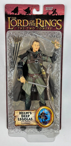 Lord of the Rings Helms Deep Legolas Shield Skateboard Action Figure ...