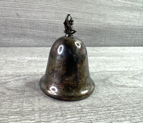 Reed & Barton NOEL MUSIC BELL 1st Edition 1980 White Christmas Silver ...