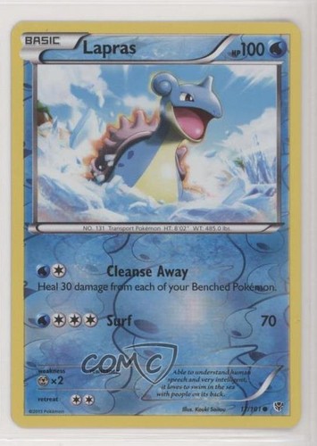 Lapras Reverse Foil Pokémon Black & White Plasma Blast #17 | eBay