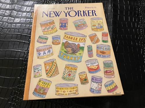 DECEMBER 2 1991 NEW YORKER magazine CANNED FOOD | eBay
