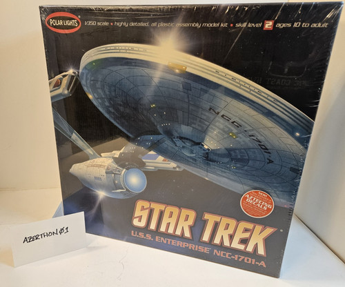 USS ENTERPRISE NCC-1701-A Refit Polar Lights 1/350 Model #POL808 w ...