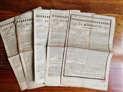 Lot journaux anciens dans journaux et bulletins de collection | eBay