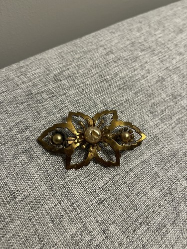 Antique Gold Color Pin Brooch | eBay