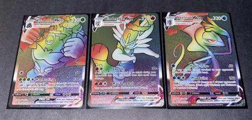 Rillaboom VMAX & Cinderace VMAX & Inteleon VMAX Rainbow Rebel Clash ...