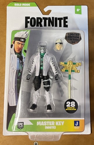 Fortnite Limited Edition Master Key (White) Solo Mode 4" Figure 1 of ...