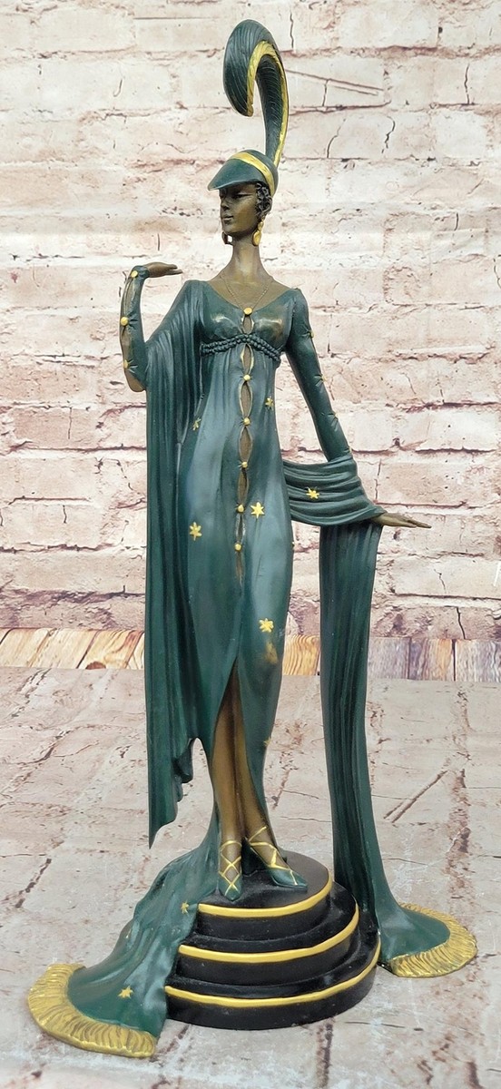 Plastic Art Deco Statue