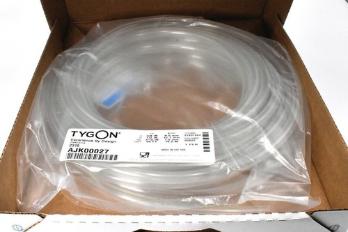 Tygon 2375 AJK00027 50' Length 3/8" ID x 1/2" OD Chemical Transfer ...