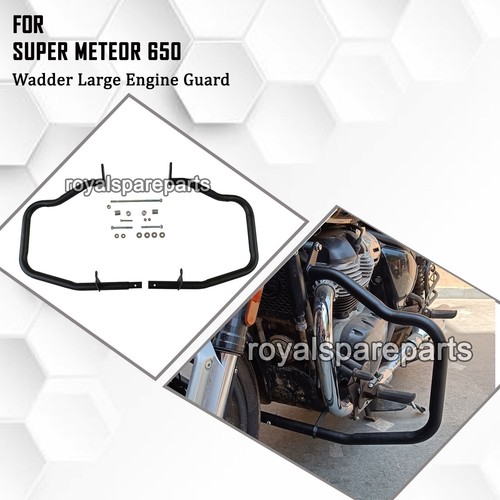 Compatible Avec Royal Enfield "SUPER METEOR 650" Garde Moteur Large ...