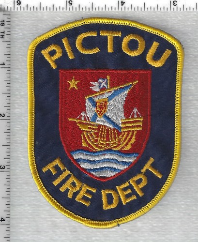 Pictou Fire Department (Nova Scotia, Canada) Shoulder Patch | eBay
