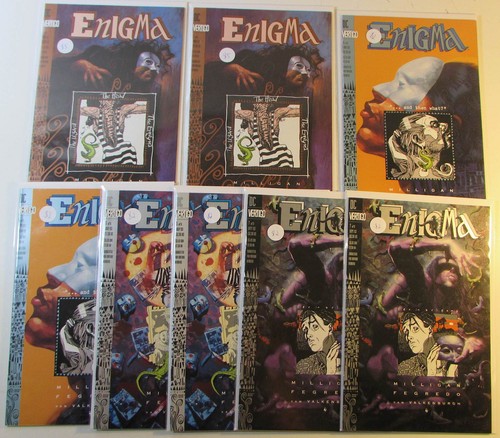 1993 Enigma Lot 8 #1 x2, 4 x2, 5 x2, 7 x2 Vertigo Comics 1st Print ...