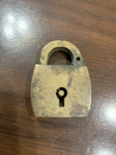 Vintage Miniature Brass Padlock No Key #24 | eBay