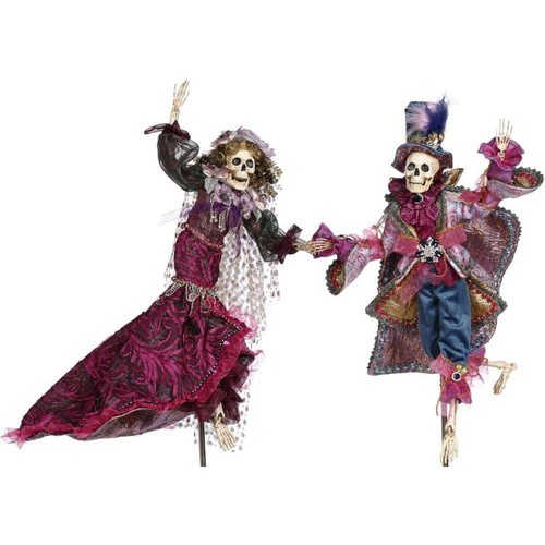 Mark Roberts Fall 2023 Dashing Skeleton Figurine, Small 19-21 ...