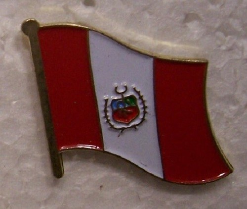 Hat Pin International Flag of Peru NEW Lapel Pin Push Pin | eBay