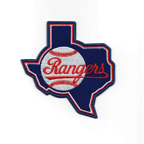 Texas Rangers Throwback Primary Team Logo Jersey Sleeve Patch (1984 ...