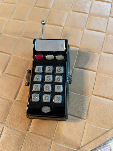 Miniature PHB Cell Phone Trinket Box Black Midwest of Cannon Falls ...