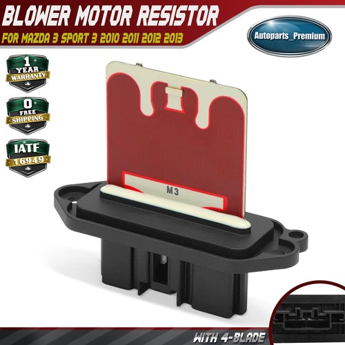 Heater Blower Motor Resistor for Mazda 3 Sport 3 2010 2011 2012 2013 ...