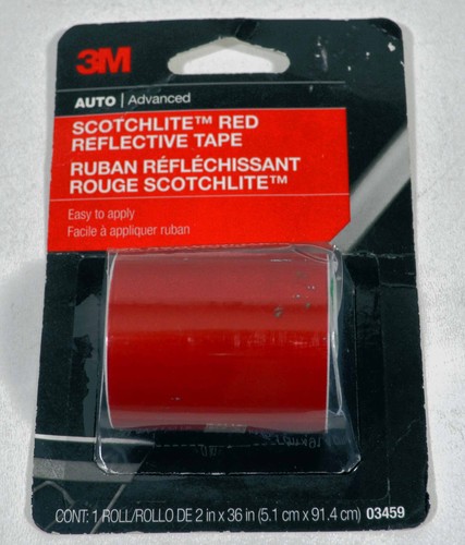 Brand New 3M Scotchlite Red Reflective Tape - 2" X 36" | eBay